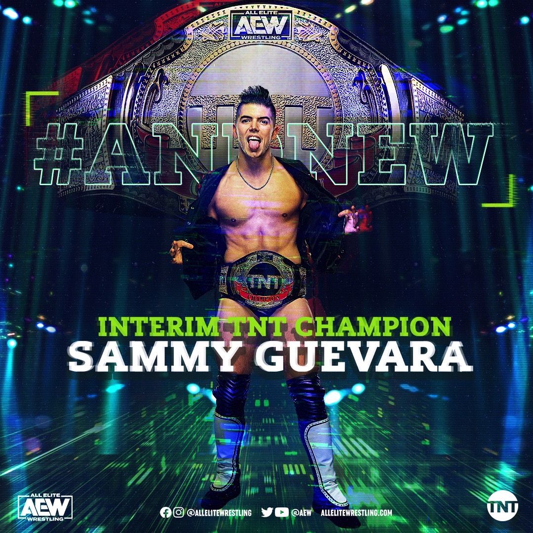 Sammy Guevara wins interim TNT title at AEW Battle of the Belts