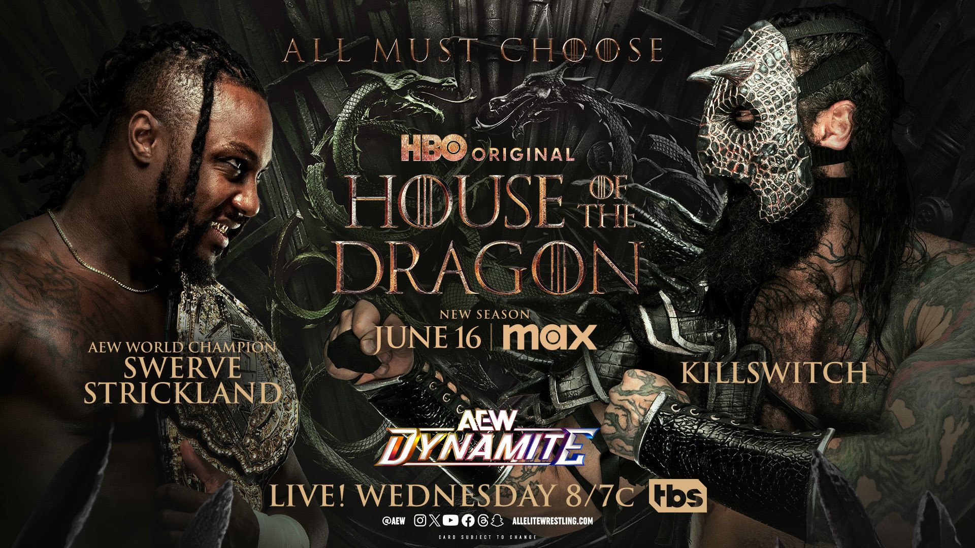 Swerve Strickland vs. Killswitch announced for AEW Dynamite - F4W/WON
