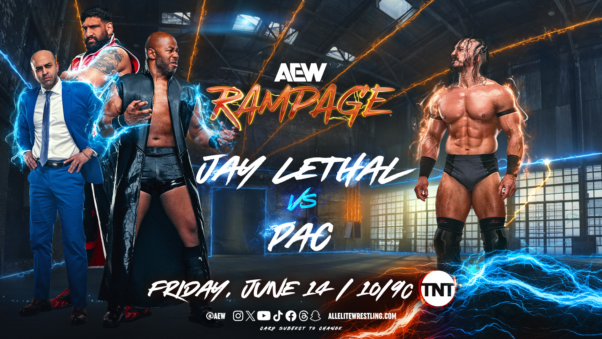 AEW Rampage live results: PAC vs. Jay Lethal - F4W/WON
