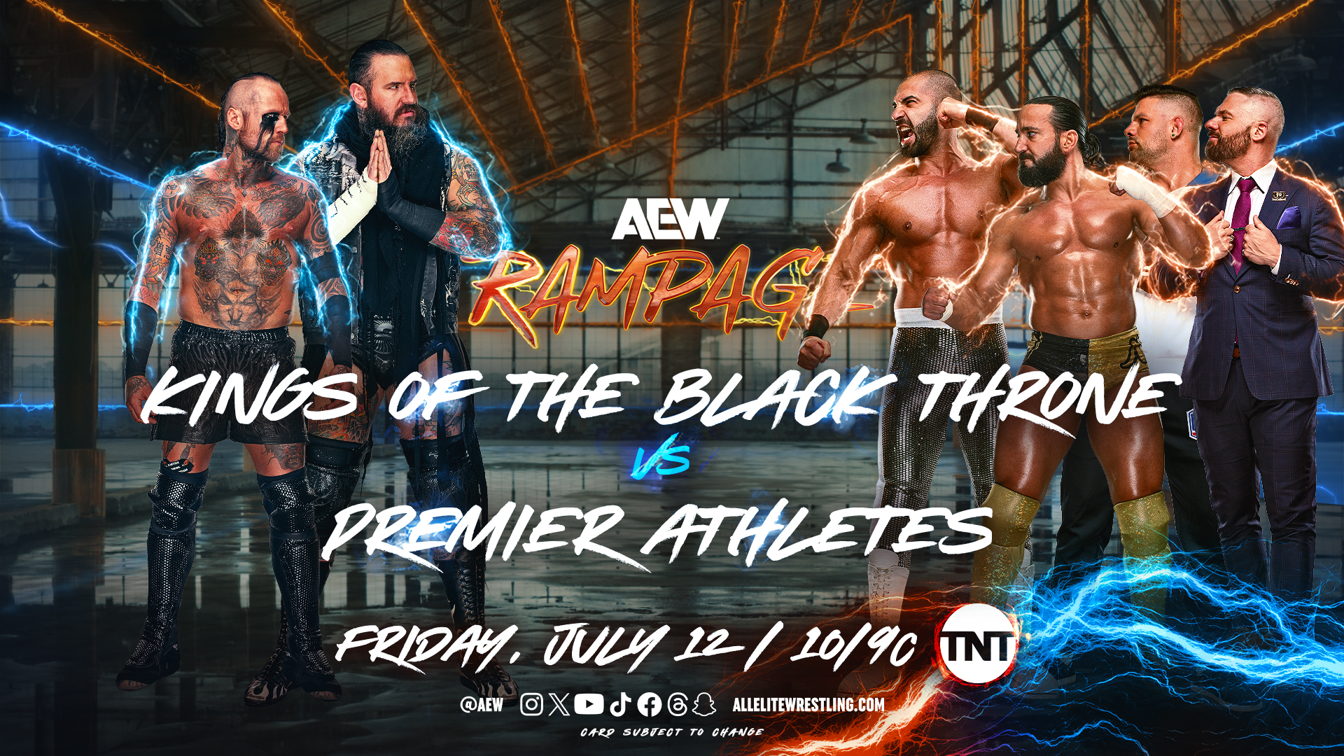 AEW Rampage live results: Kings of the Black Throne vs. Premier ...