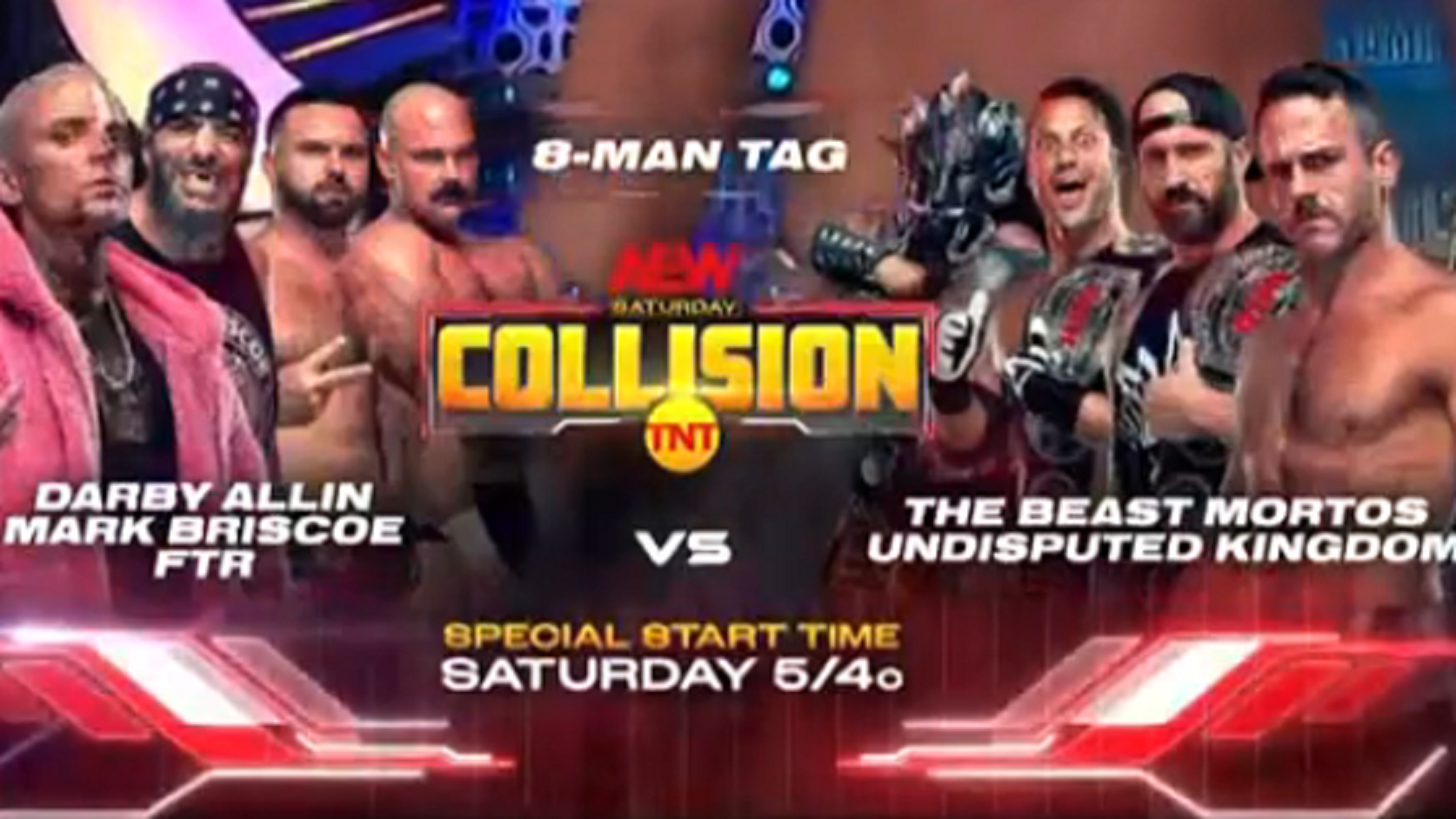 Eight-man tag team match booked for AEW Collision - F4W/WON