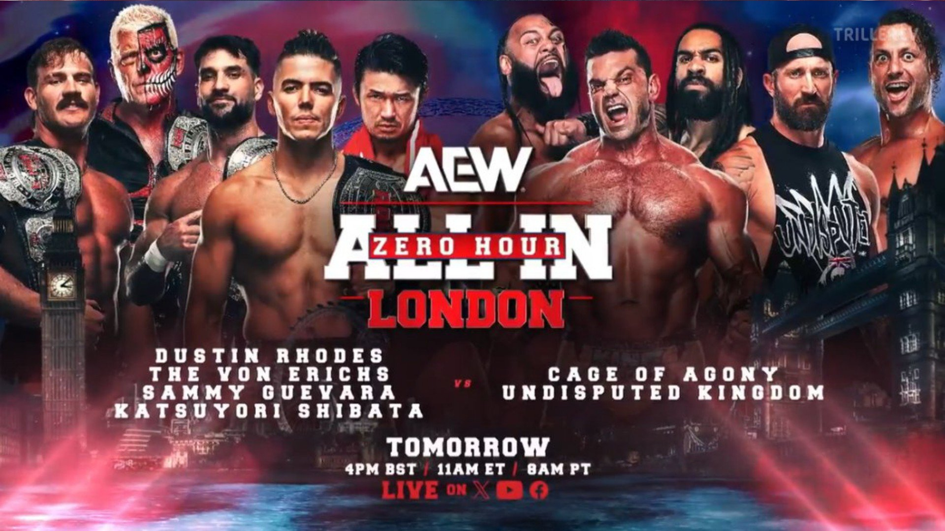 AEW All In notes: New Zero Hour match, Private Party, Casino gauntlet ...