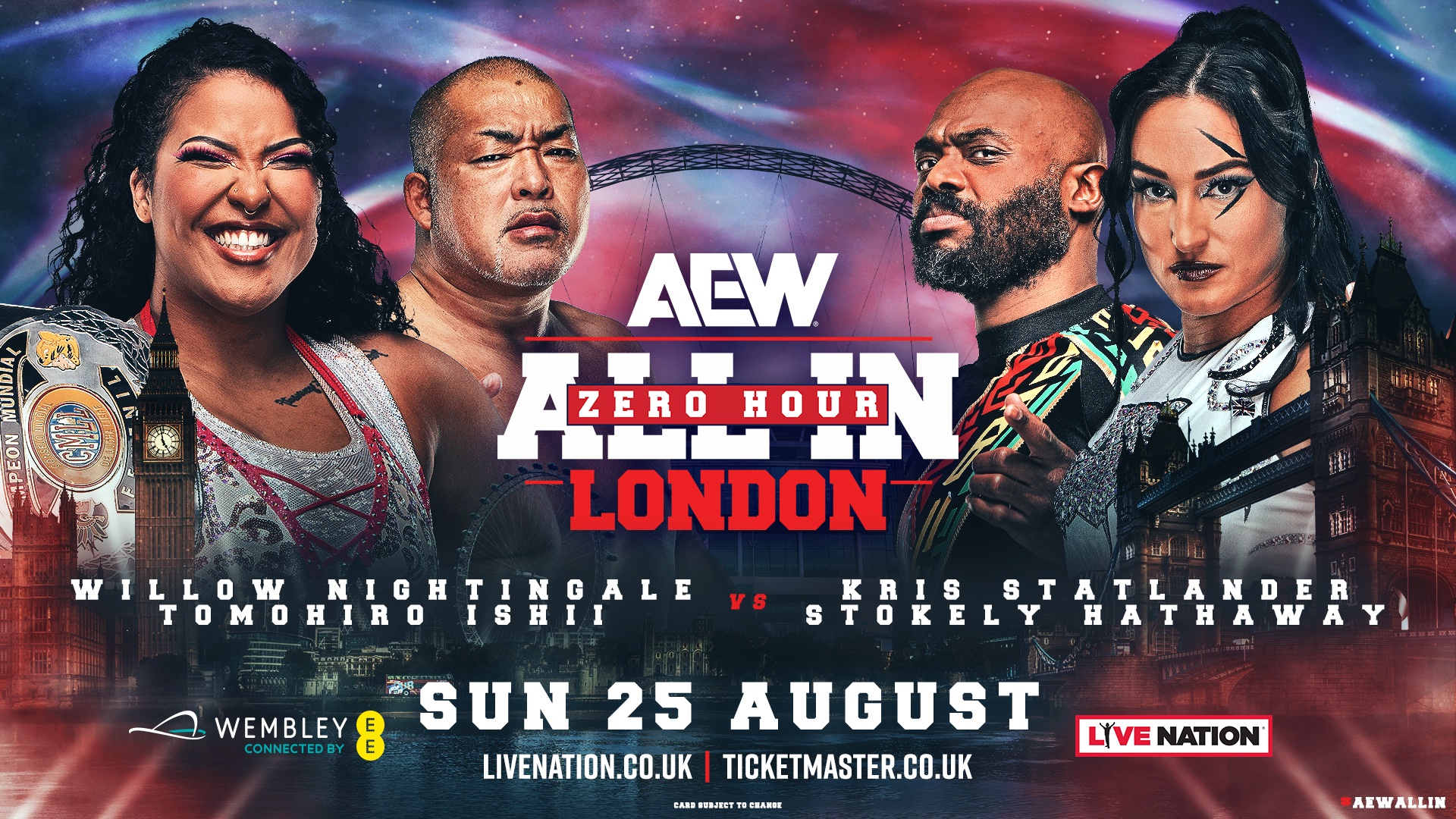 Mixed tag team match official for AEW All In Zero Hour - F4W/WON