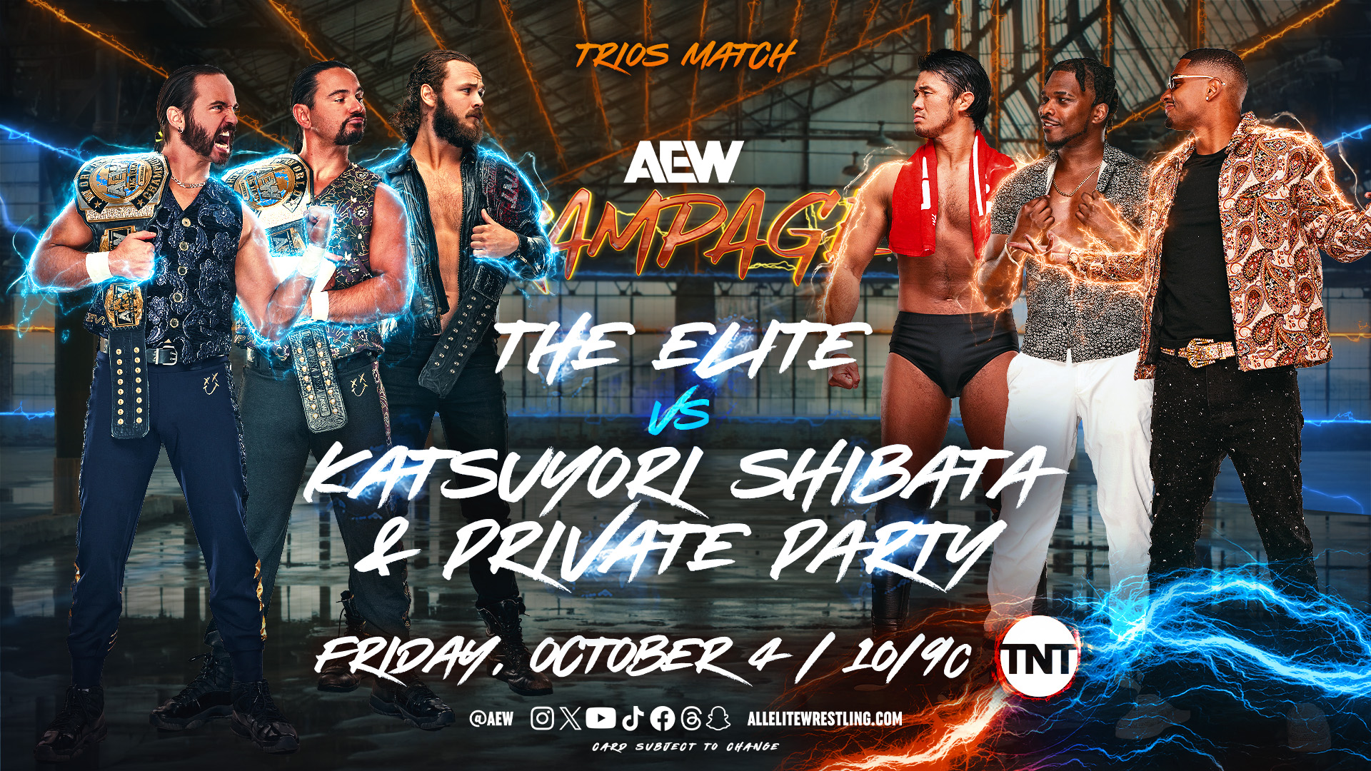 AEW Rampage live results: The Elite vs. Private Party & Katsuyori ...