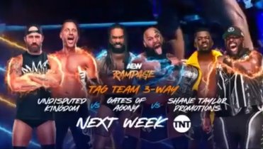 Three-way tag team match set for next AEW Rampage - F4W/WON