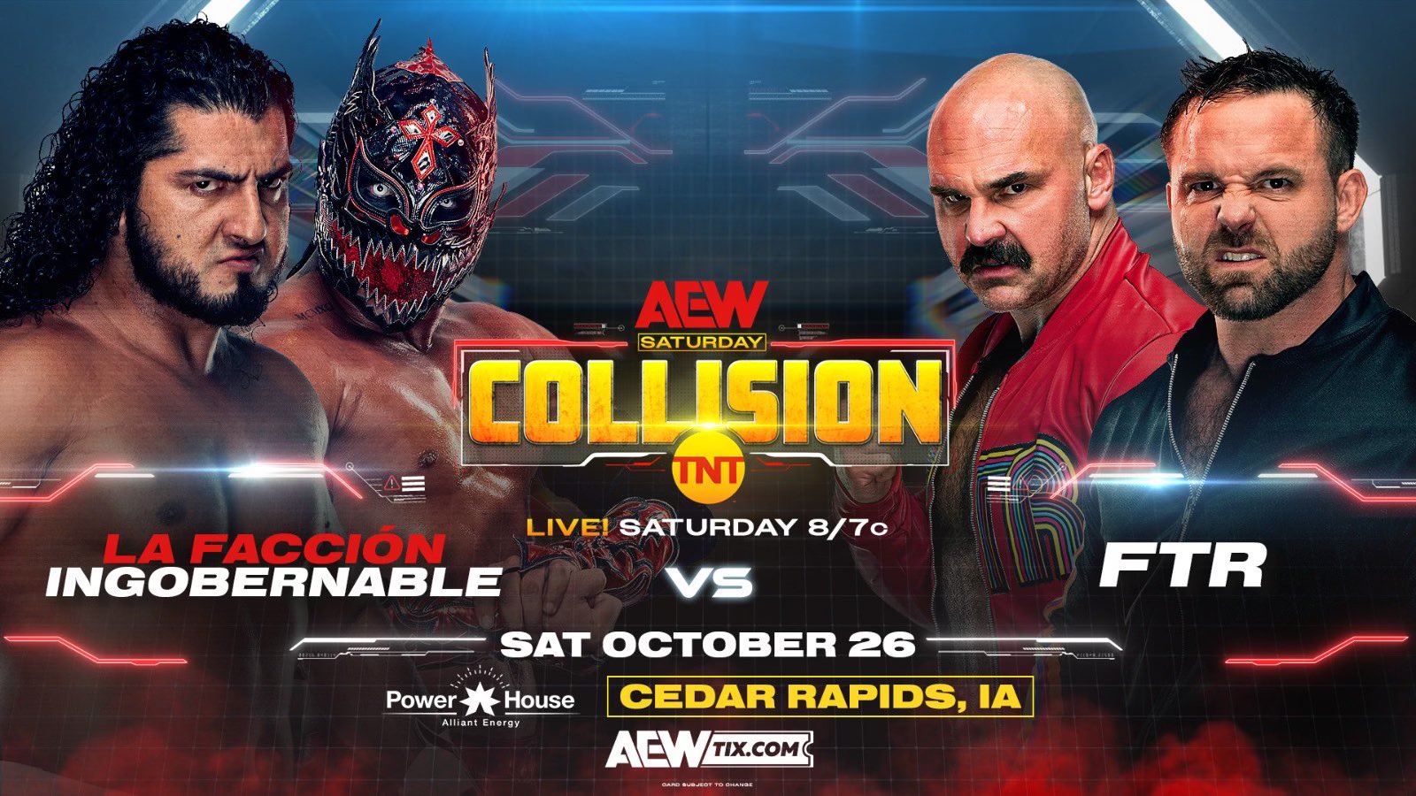 FTR vs. LFI added to AEW Collision - F4W/WON