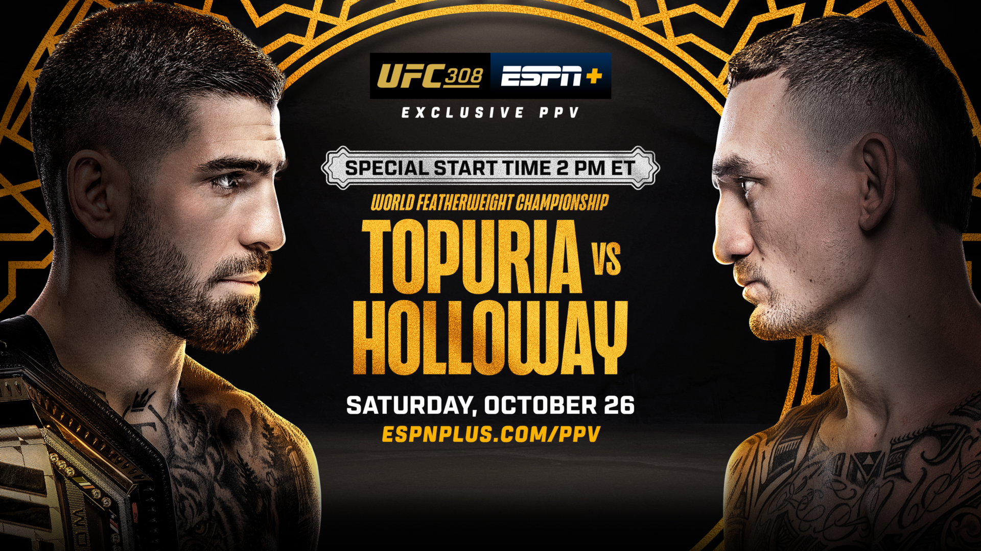 UFC 308 live results: Ilia Topuria vs. Max Holloway - F4W/WON
