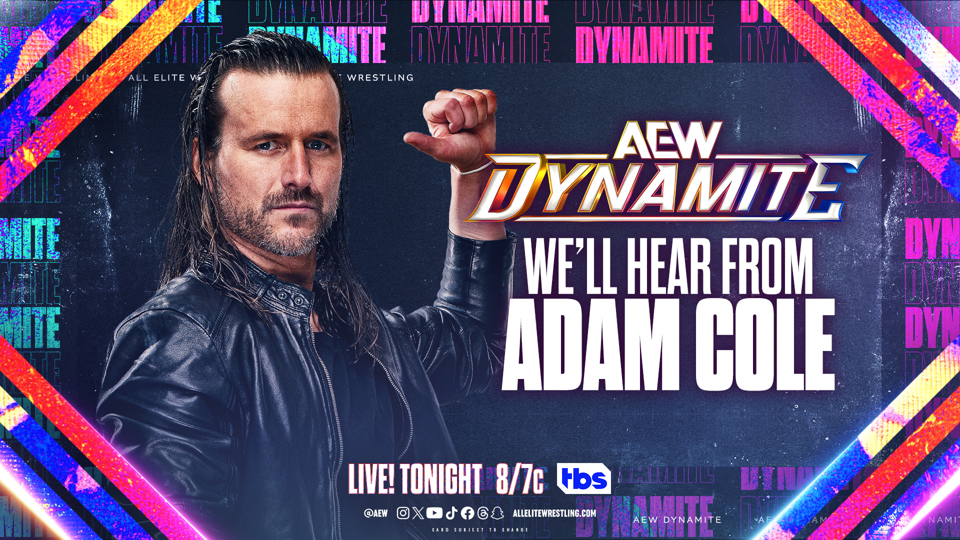 Adam Cole segment announced for AEW Dynamite - F4W/WON