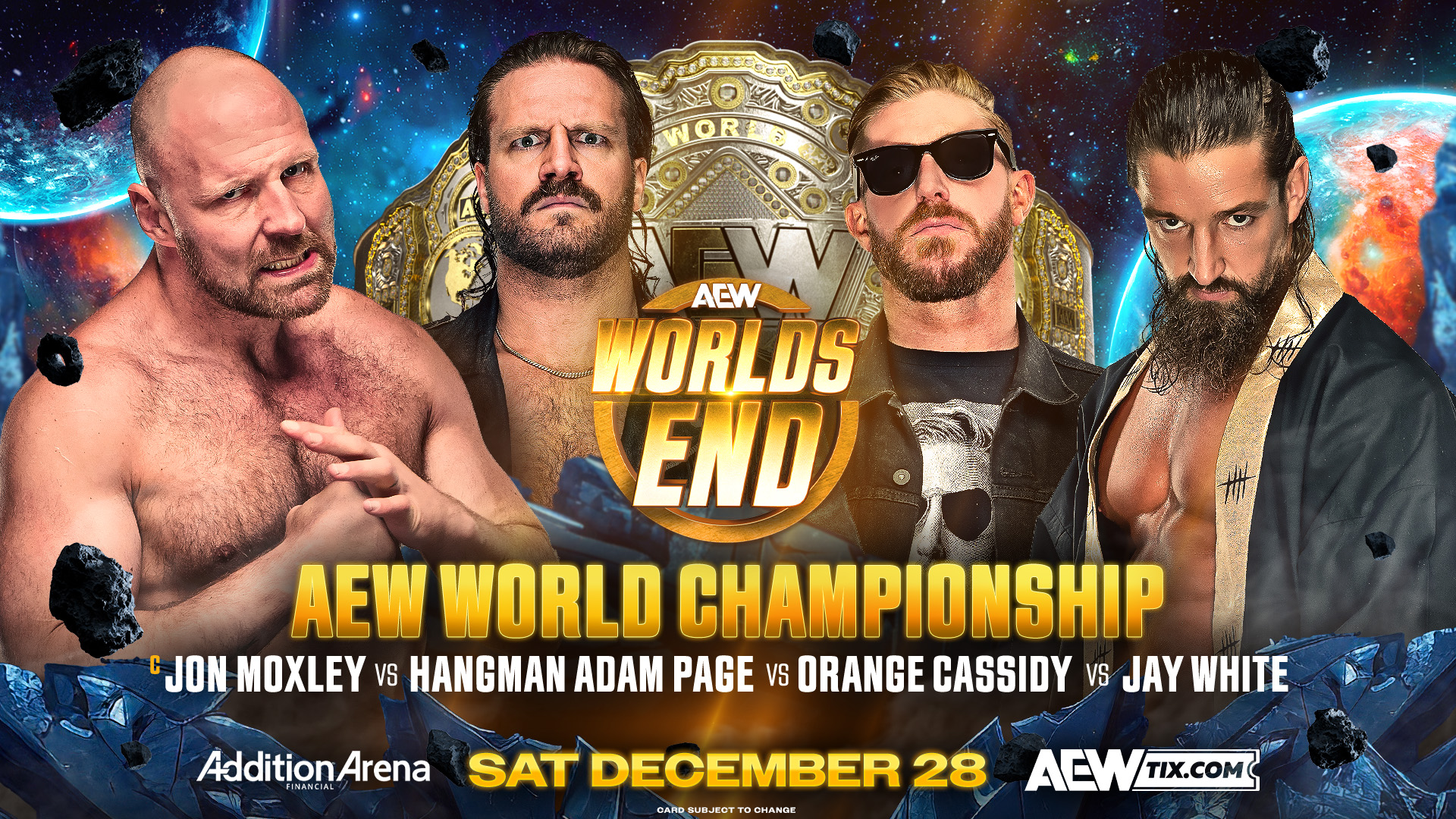 AEW Worlds End live results: World title four-way, Continental Classic ...