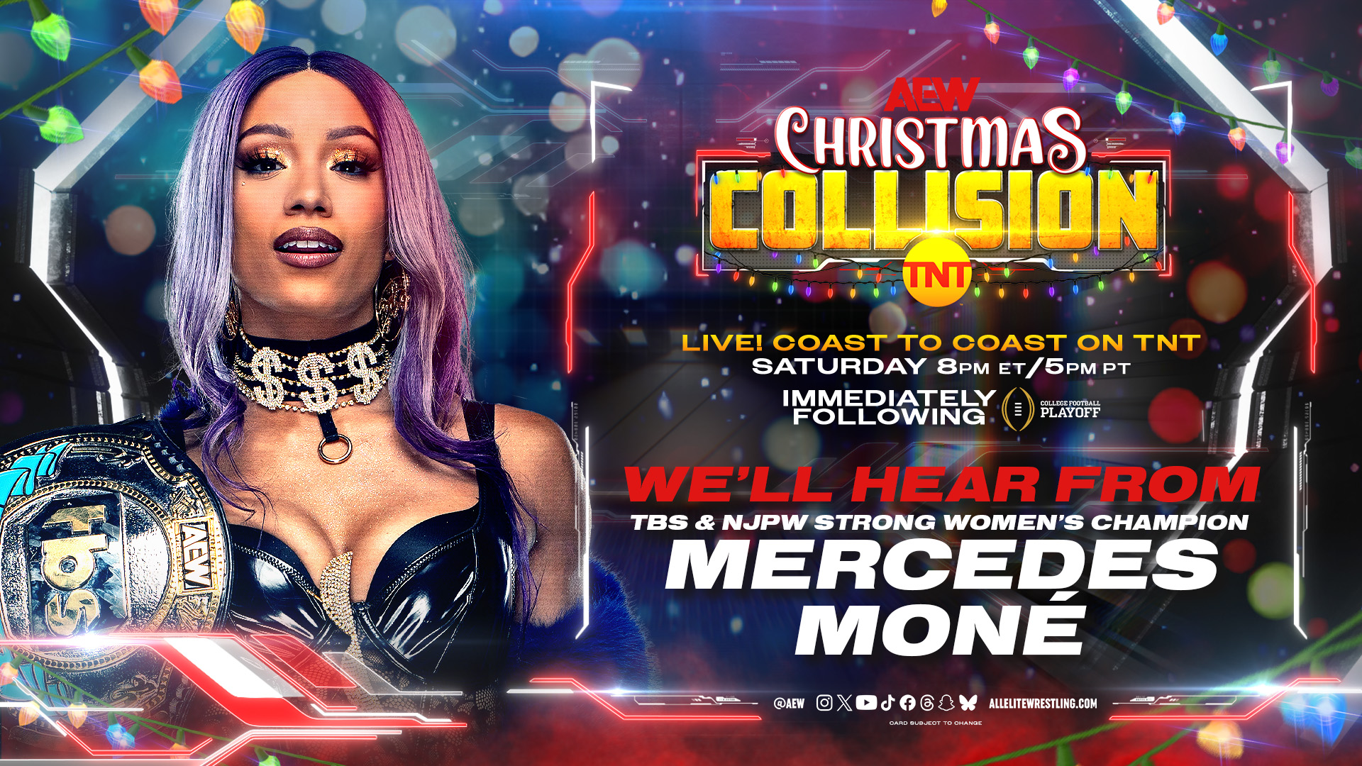 Mercedes Mone promo, new match added to AEW Christmas Collision - F4W/WON