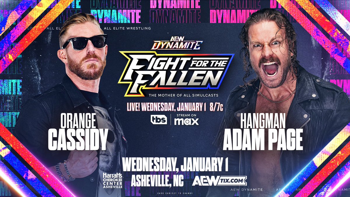 Orange Cassidy vs. Hangman Page set for AEW Dynamite Fight for the ...