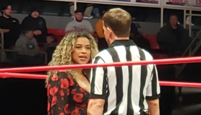 JoJo Offerman works as ring announcer prior to AEW Collision - F4W/WON