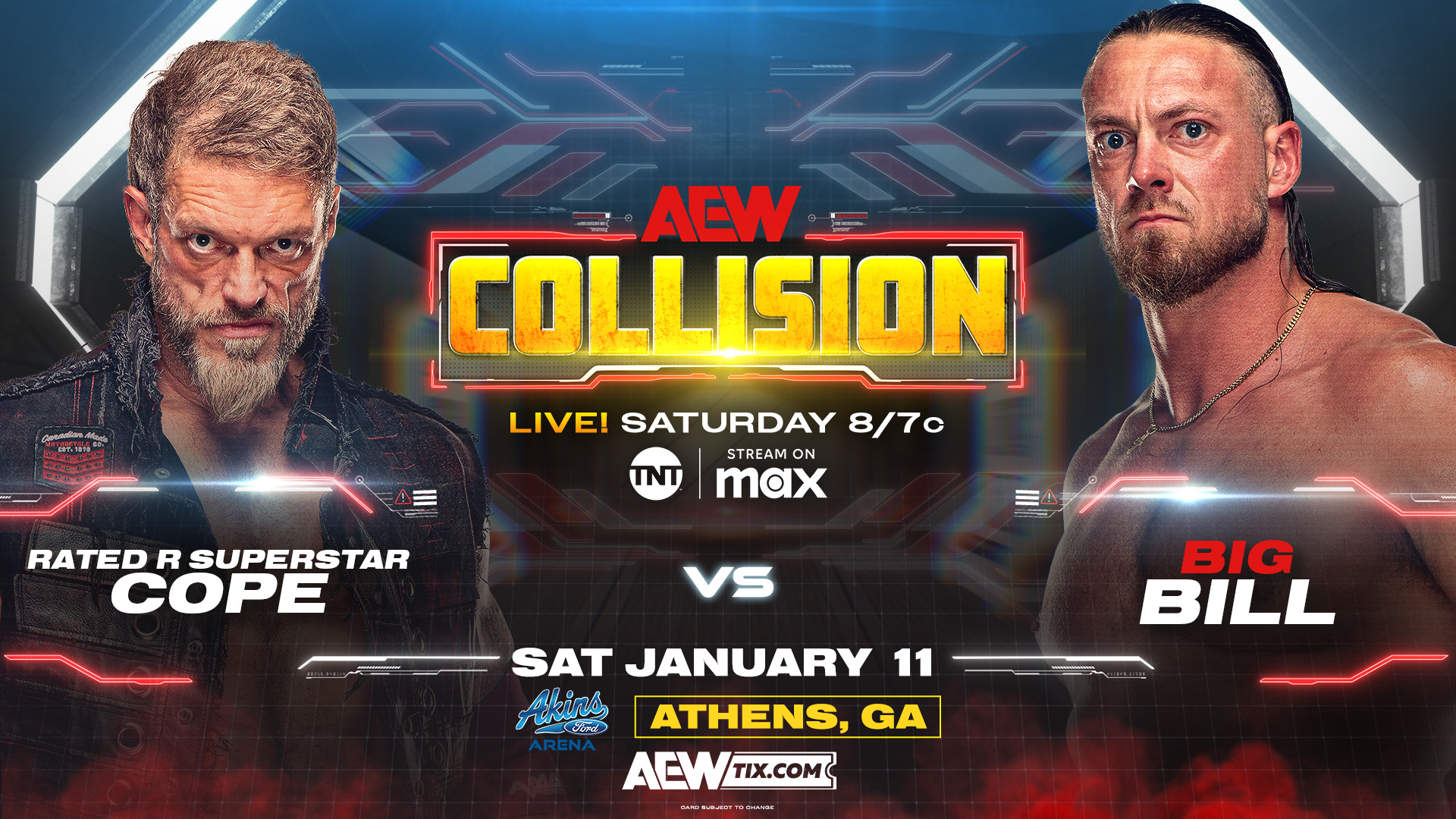 Cope’s return to singles action part of AEW Collision lineup - F4W/WON