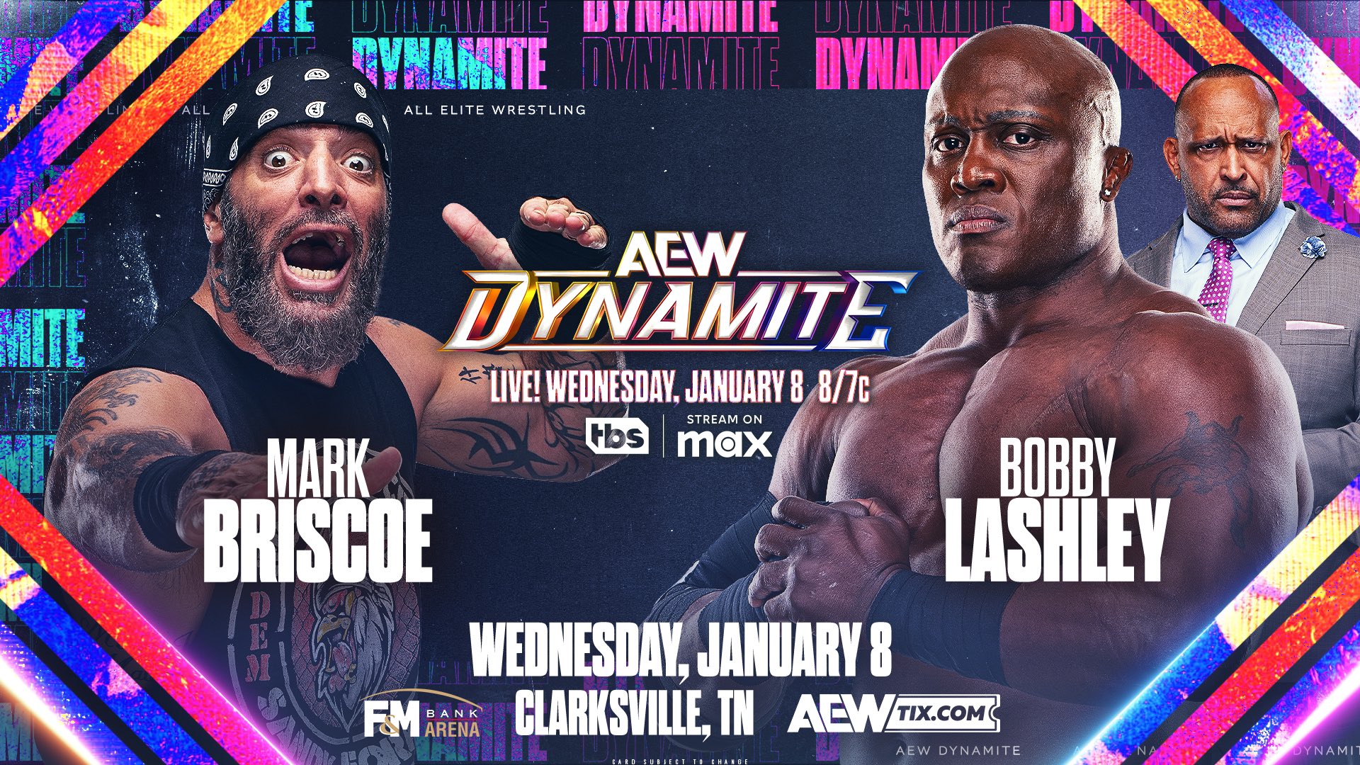 Bobby Lashley vs. Mark Briscoe added to AEW Dynamite - F4W/WON