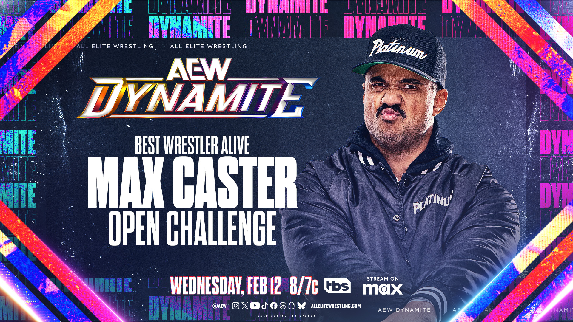 Max Caster open challenge announced for AEW Dynamite - F4W/WON