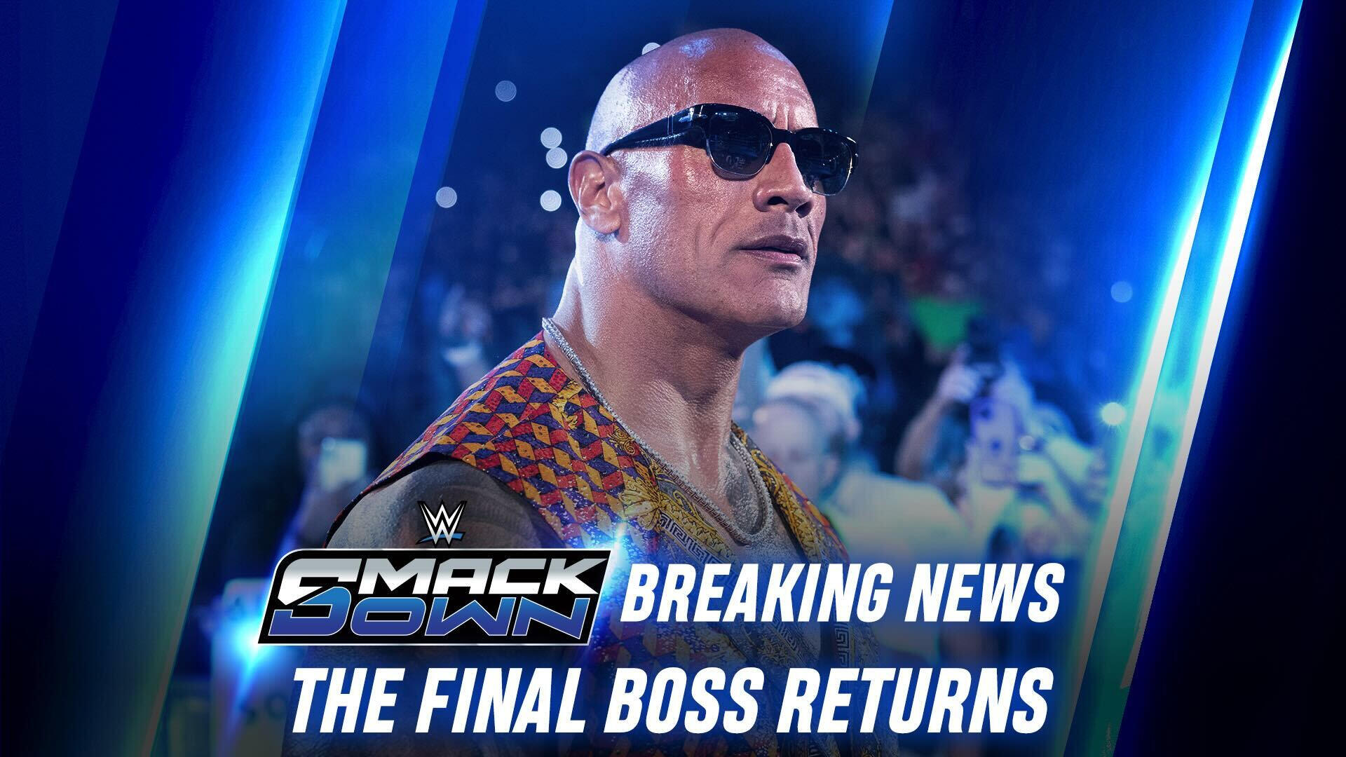 WWE SmackDown live results: The Rock returns - F4W/WON