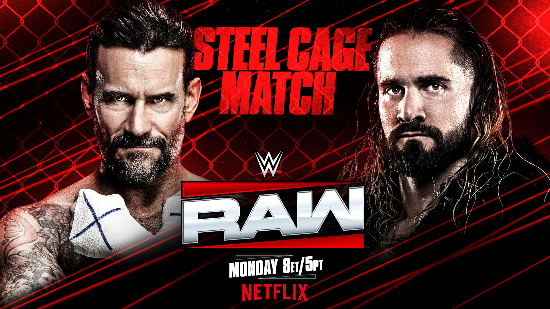 WWE Raw live results: CM Punk vs. Seth Rollins cage match at MSG - F4W/WON