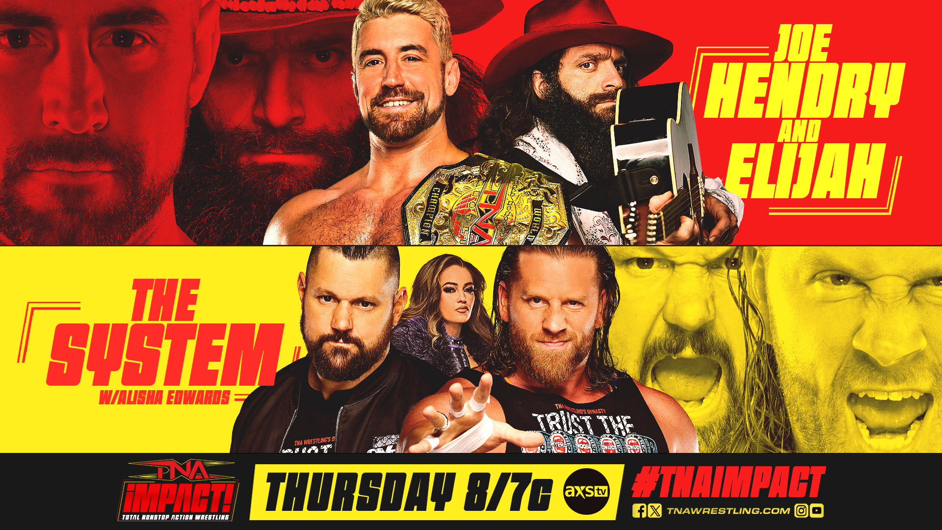 TNA Impact live results: Joe Hendry & Elijah in tag team action - F4W/WON