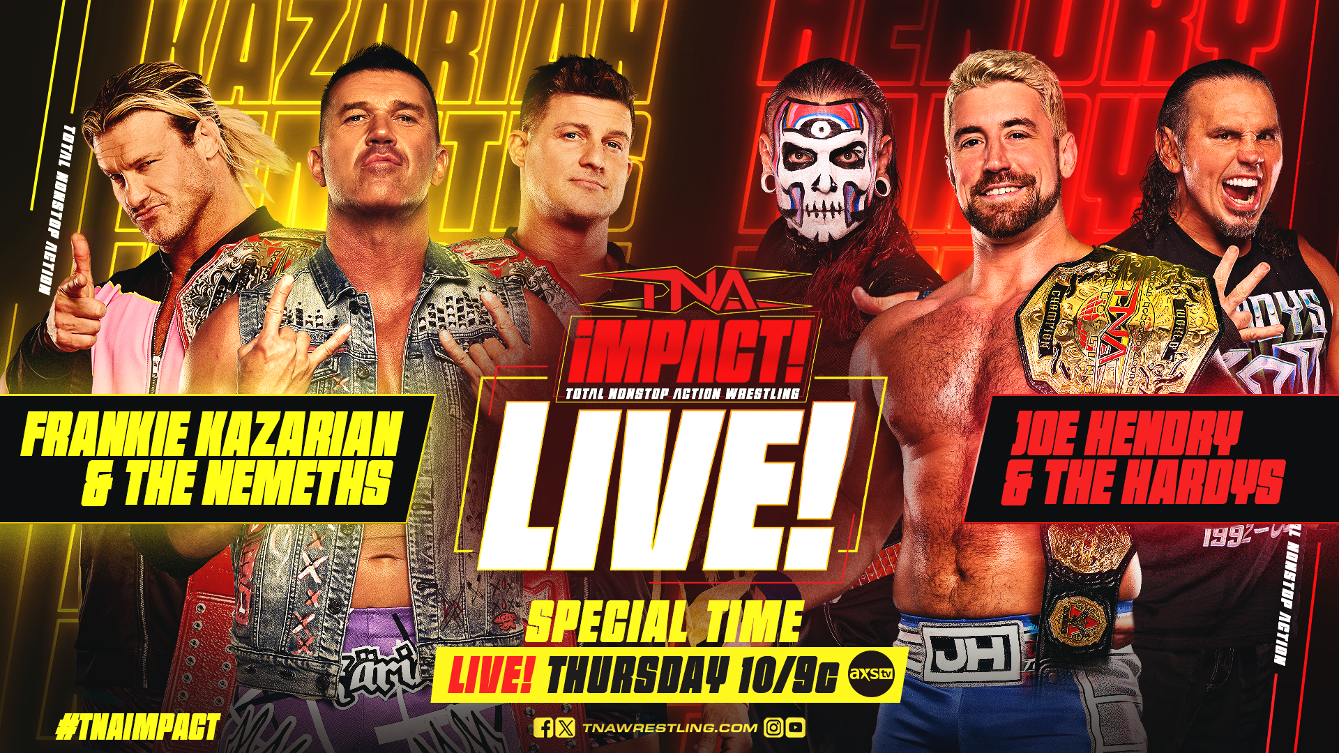 TNA Impact live results: Joe Hendry & The Hardyz team up - F4W/WON