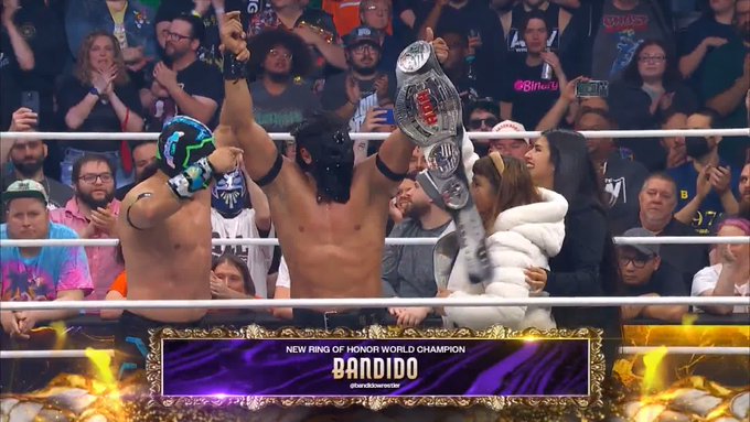 Bandido keeps mask, wins ROH World title at AEW Dynasty - F4W/WON