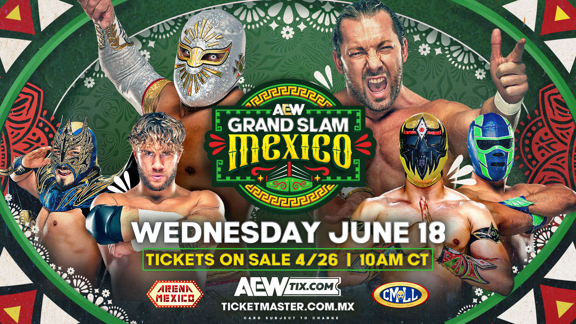 AEW Grand Slam Mexico announced for Arena Mexico in conjunction with ...