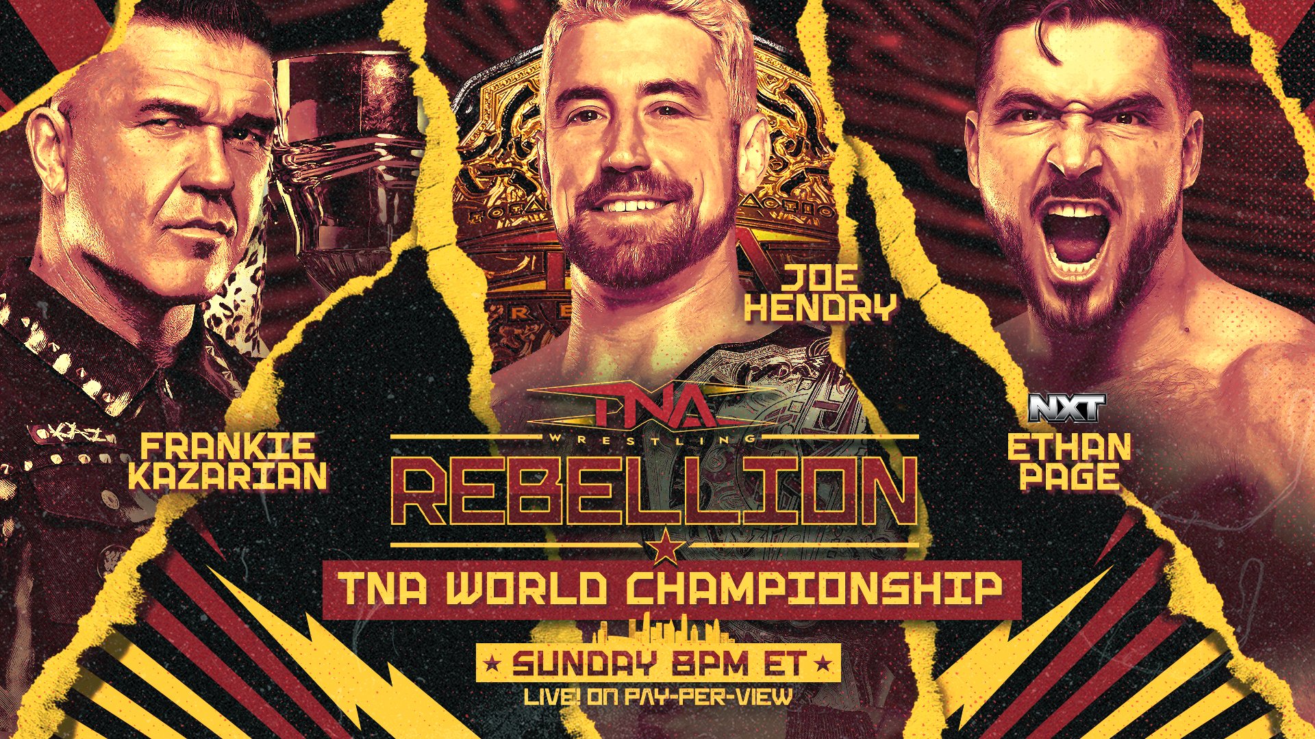 TNA Rebellion live results: Joe Hendry defends the gold - F4W/WON