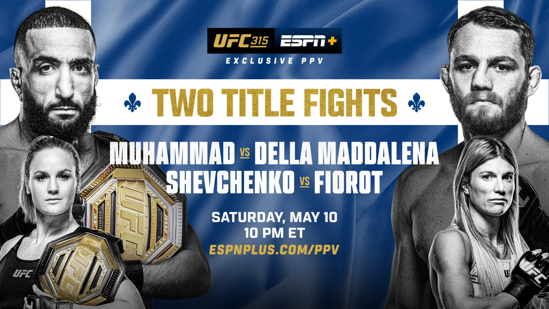 UFC 315 results: Two title fights from Montreal - F4W/WON