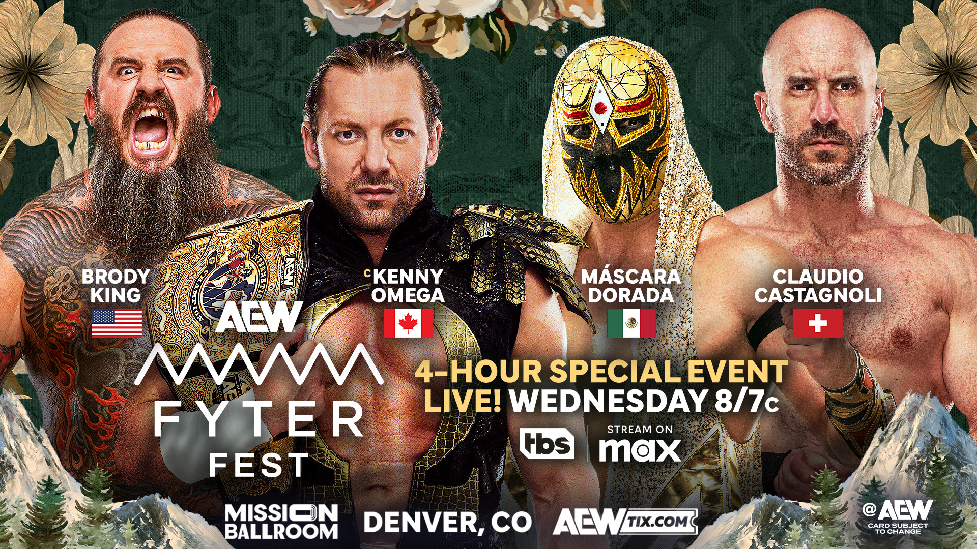 AEW Fyter Fest live results: International title four-way - F4W/WON
