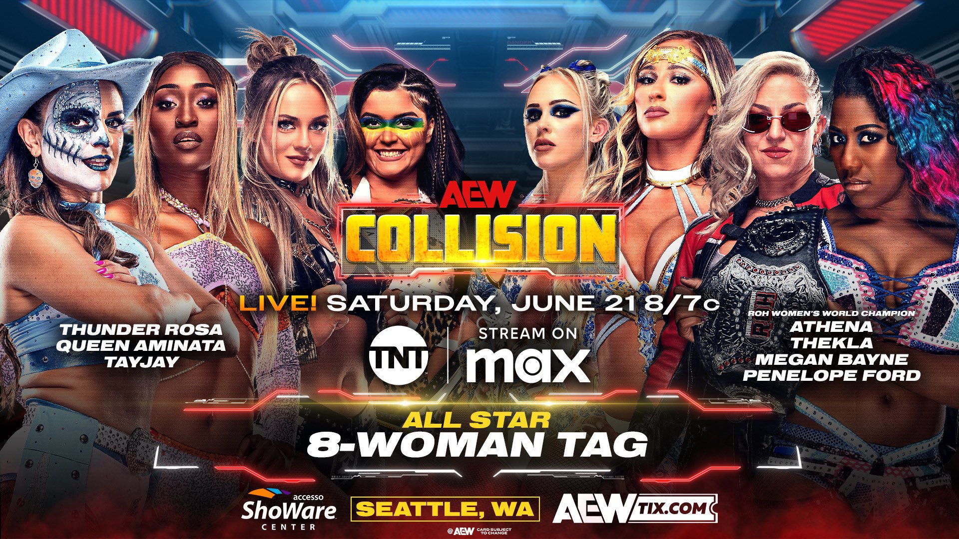 AEW News: Full AEW Collision lineup announced - F4W/WON