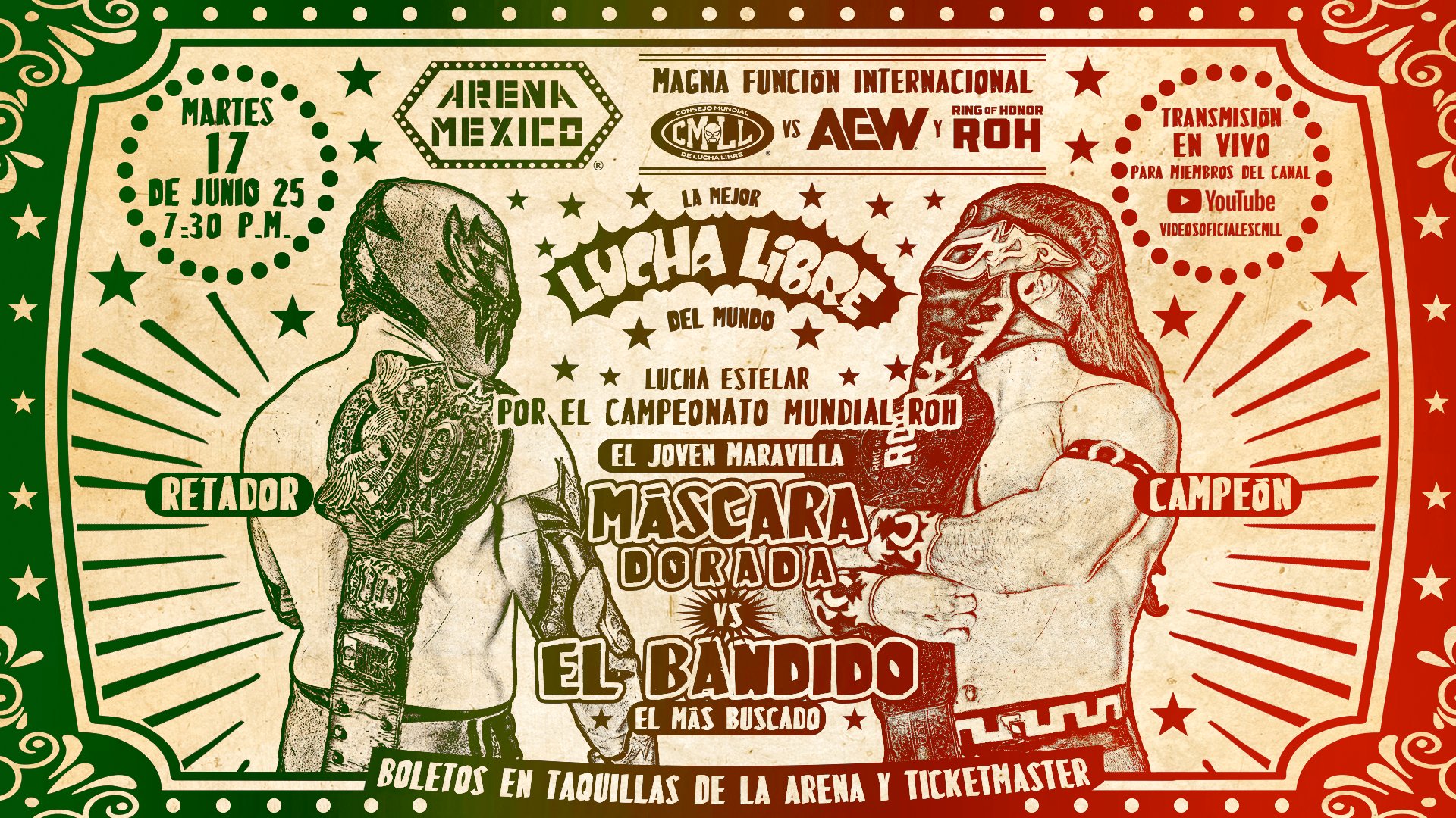AEW & ROH vs. CMLL Arena Mexico live coverage - F4W/WON