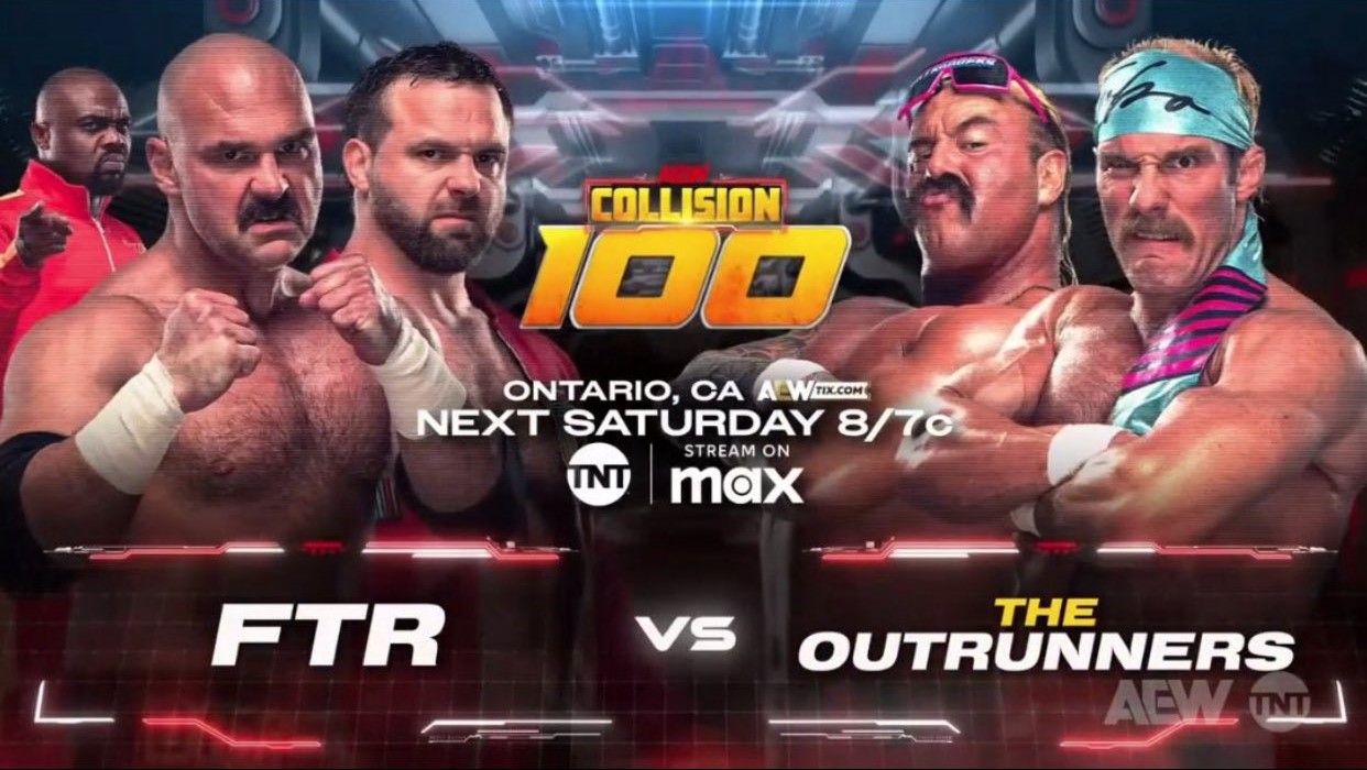 AEW News: FTR vs. The Outrunners set for Collision 100 - F4W/WON