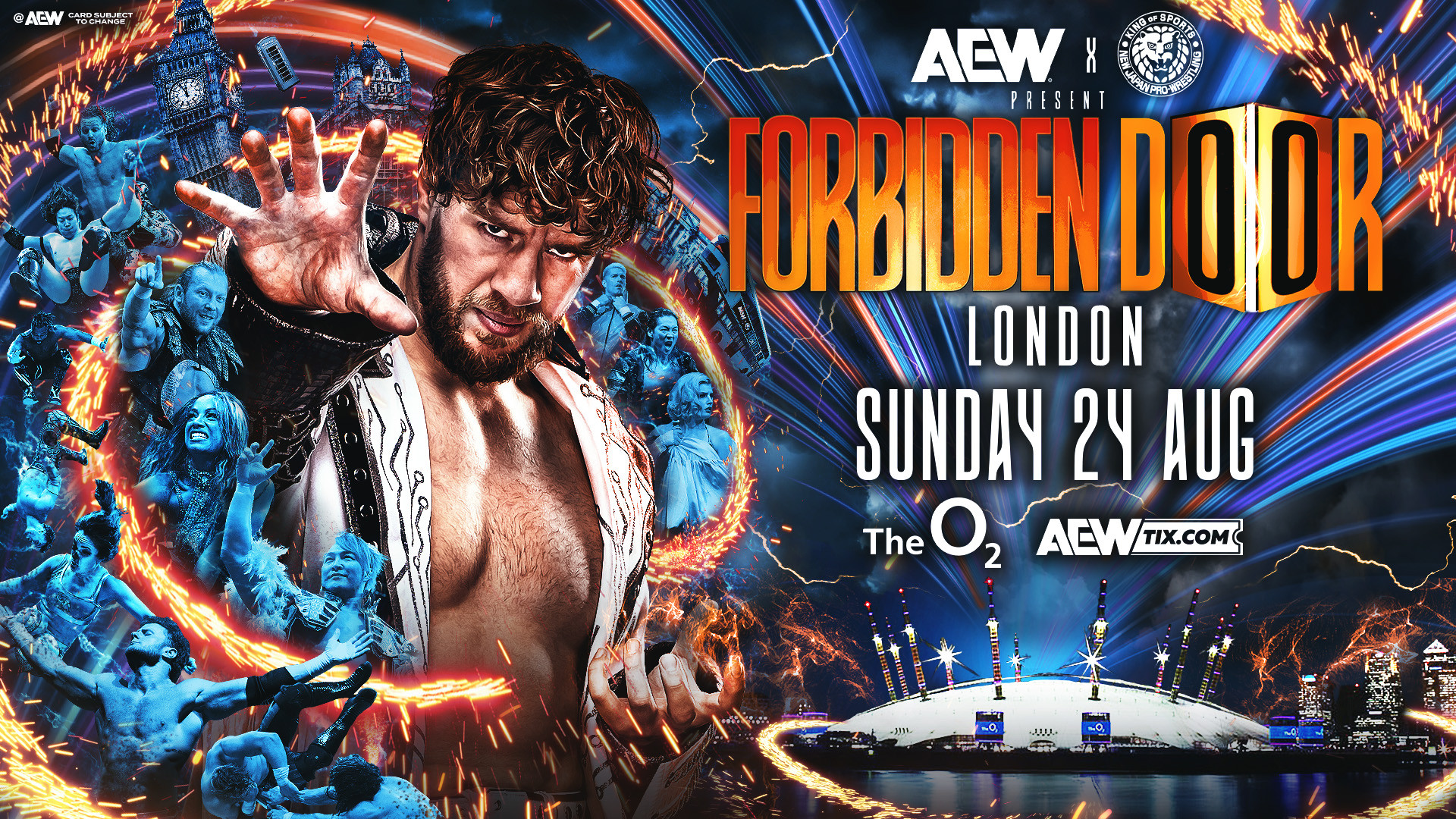 AEW x NJPW Forbidden Door 2025 Preshow Start Times