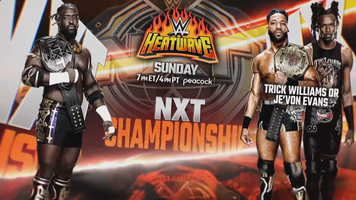 WWE NXT News: Heatwave card finalized, title match set - F4W/WON