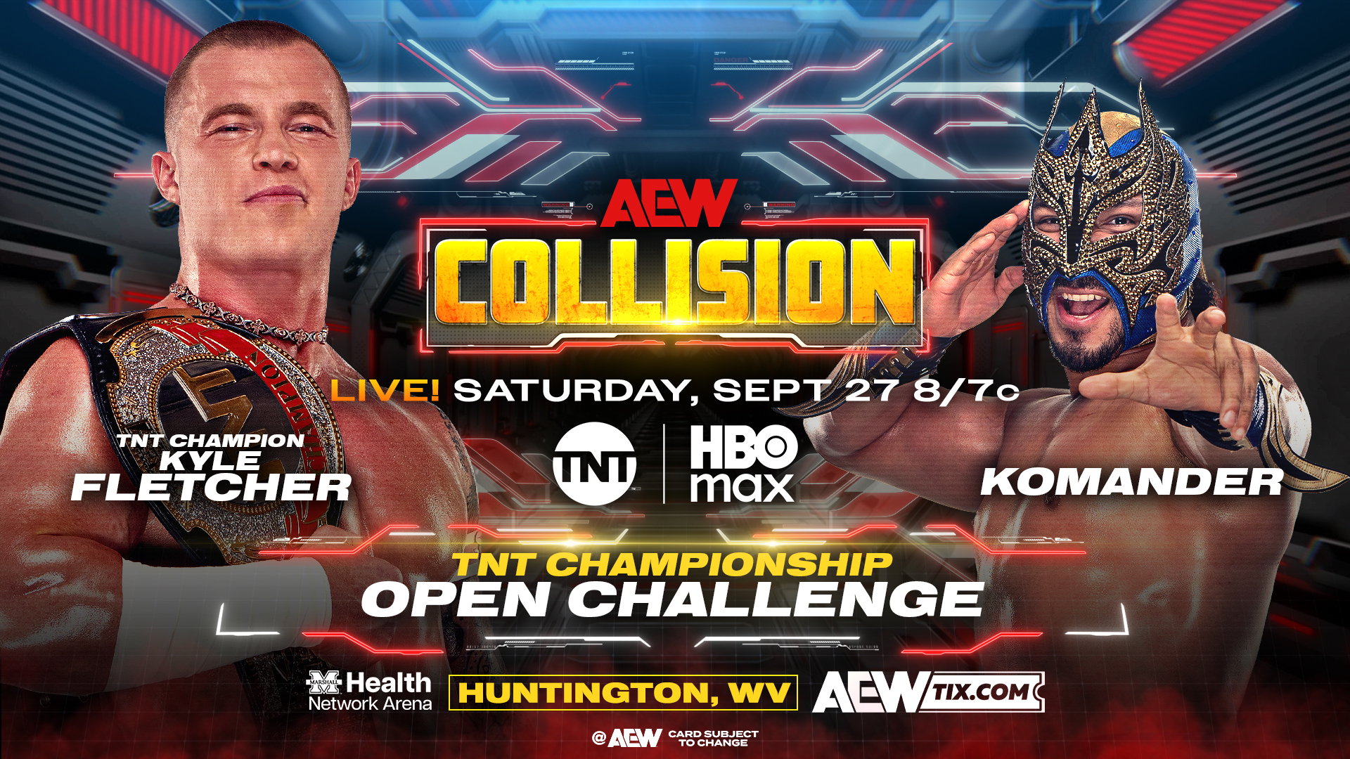 AEW Collision live results: Kyle Fletcher vs. Komander - F4W/WON