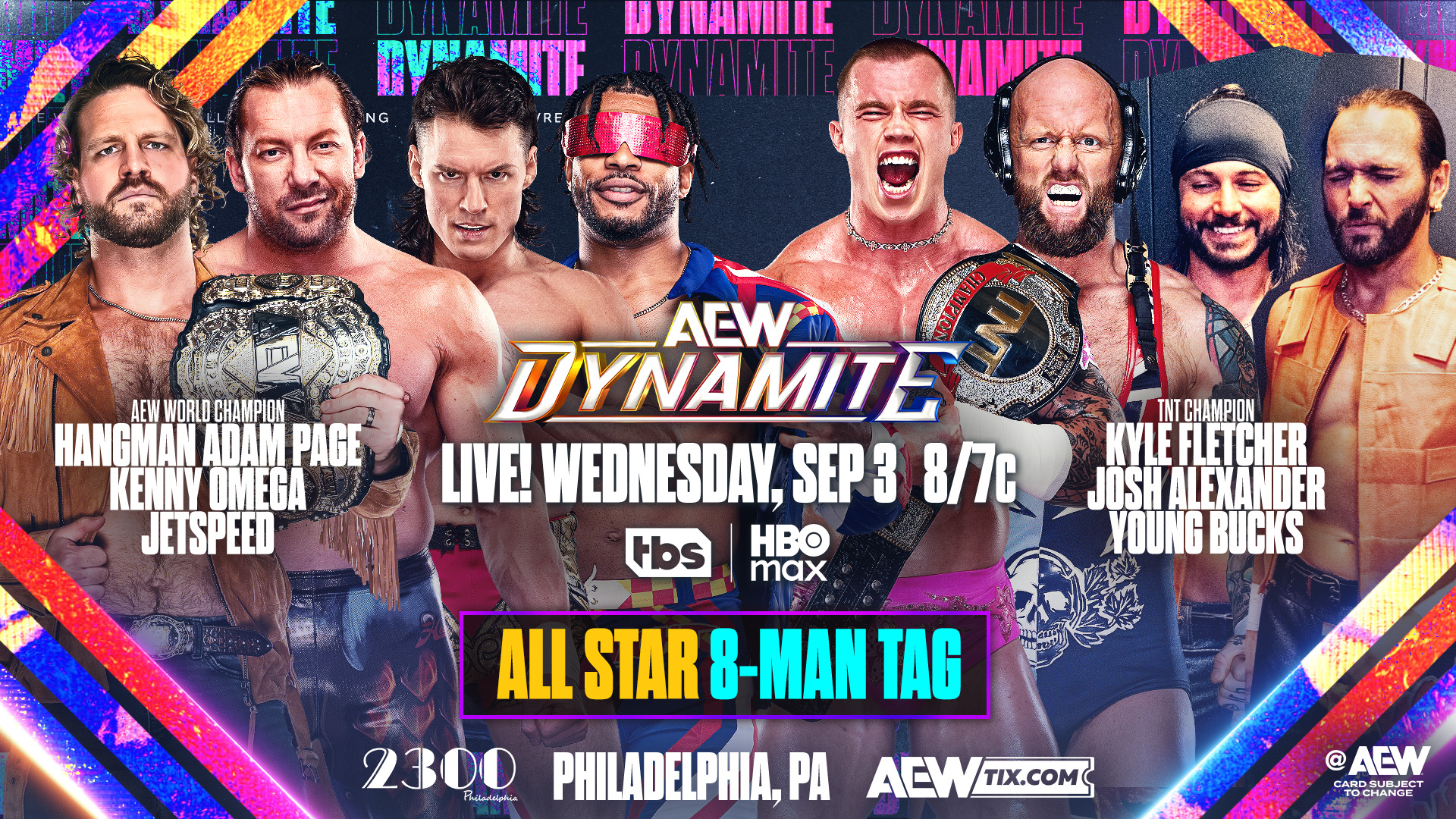 AEW Dynamite live results: All Star tag, TBS title match - F4W/WON