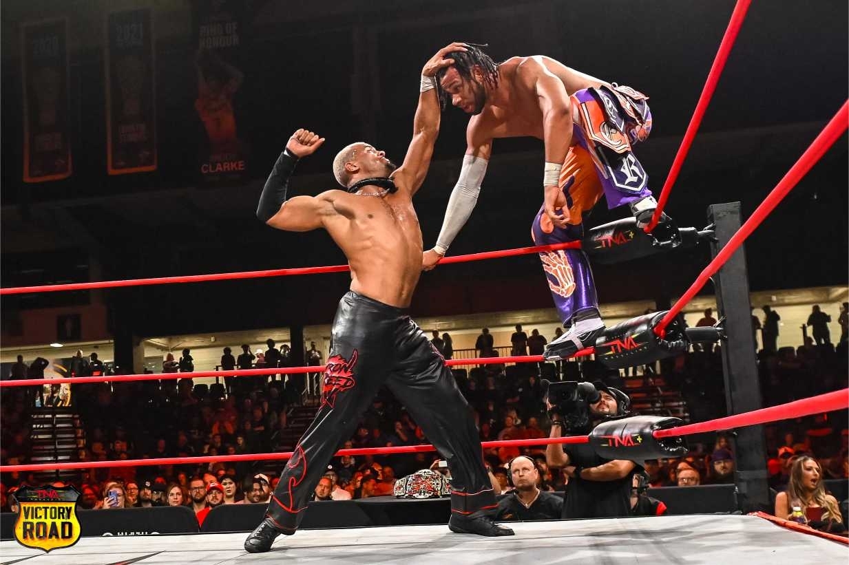 BVV: TNA Victory Road with Leon Slater vs. Myron Reed - F4W/WON