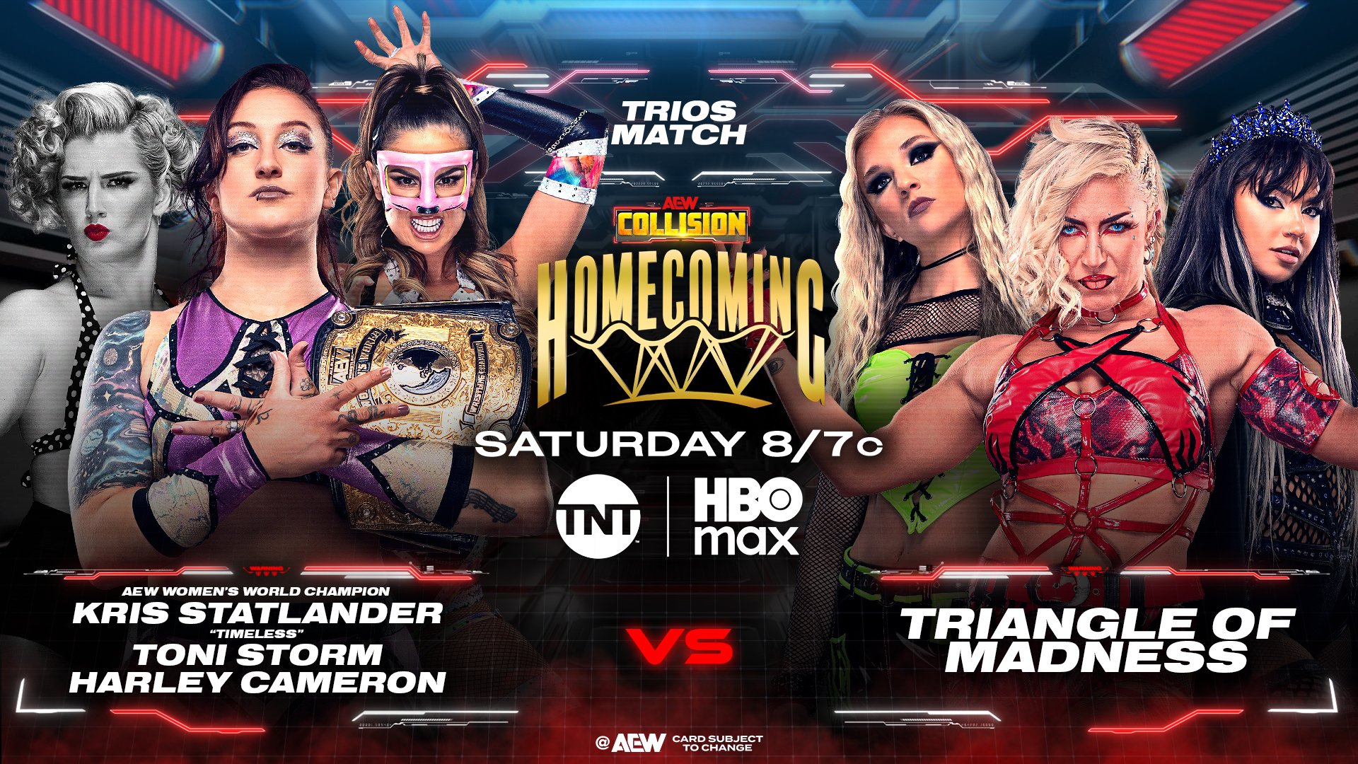 AEW Collision live results: Women’s trios match - F4W/WON