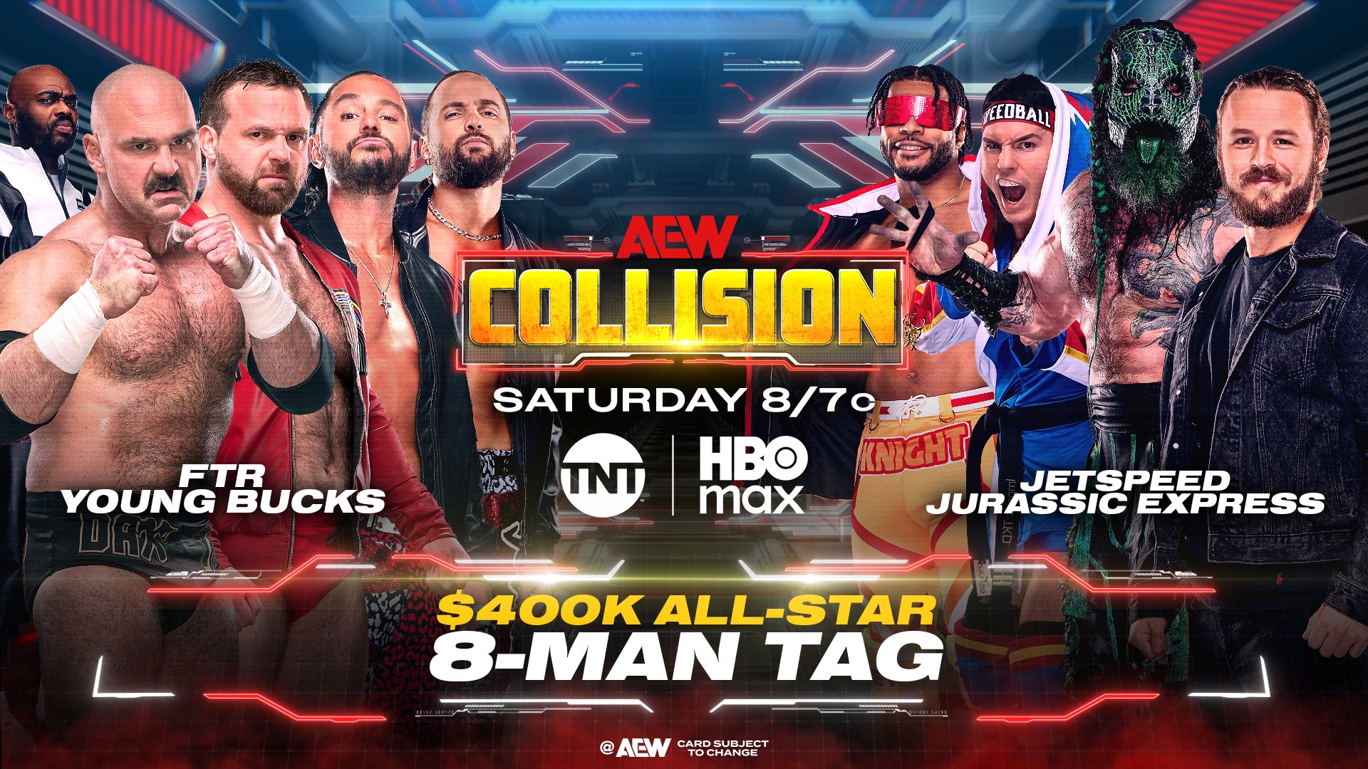 AEW Collision : FTR & Young Bucks s'associent - Résultats en direct ...