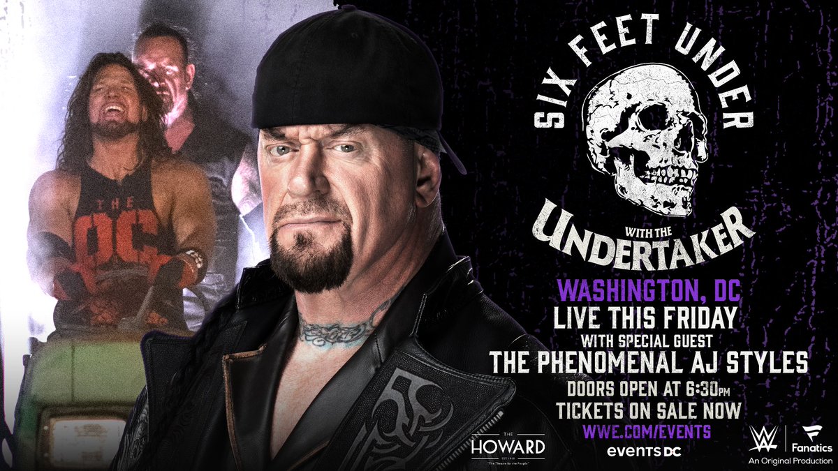 AJ Styles to appear on live Undertaker WWE podcast episode - F4W/WON