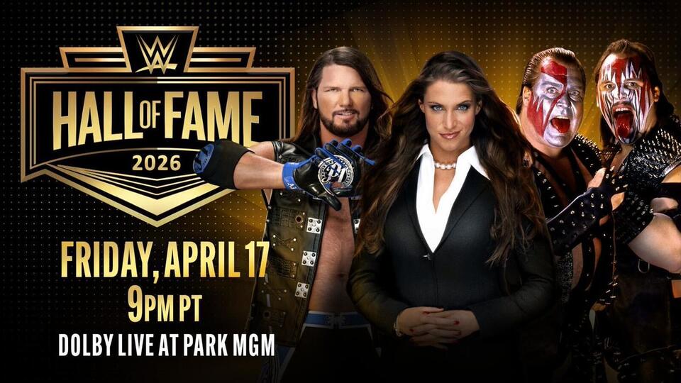 2026 WWE Hall Of Fame Induction Ceremony: Stephanie McMahon, AJ Styles ...